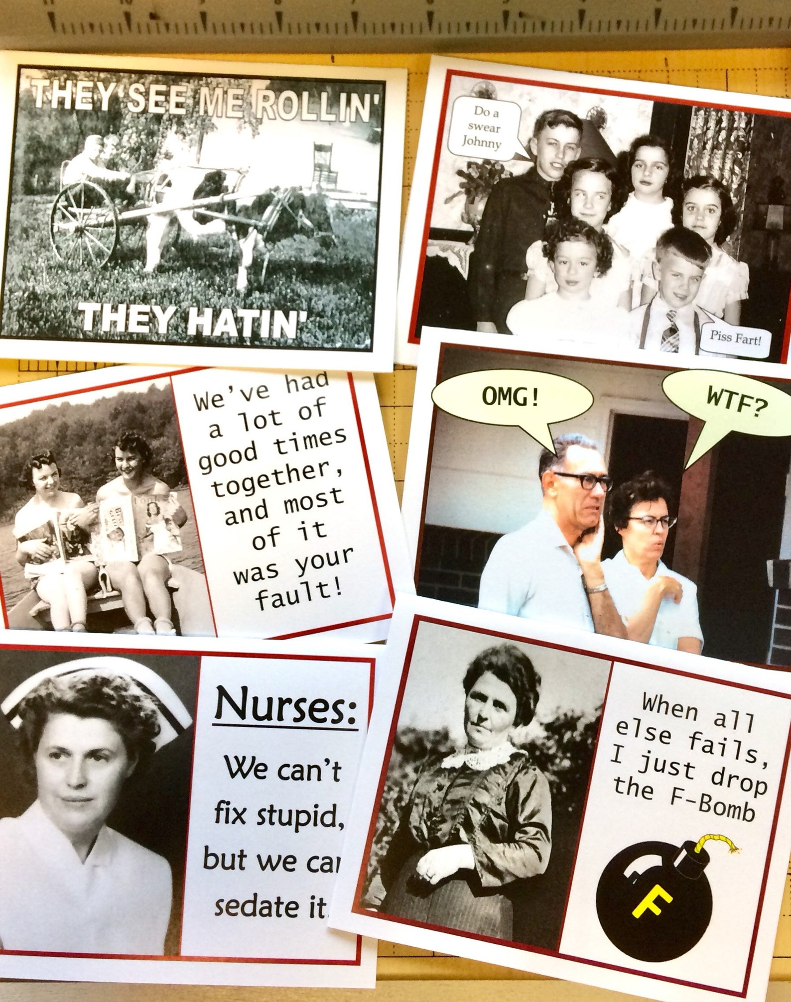 Funny Card Funny Card for Friend Funny Greeting Card OMG - Etsy