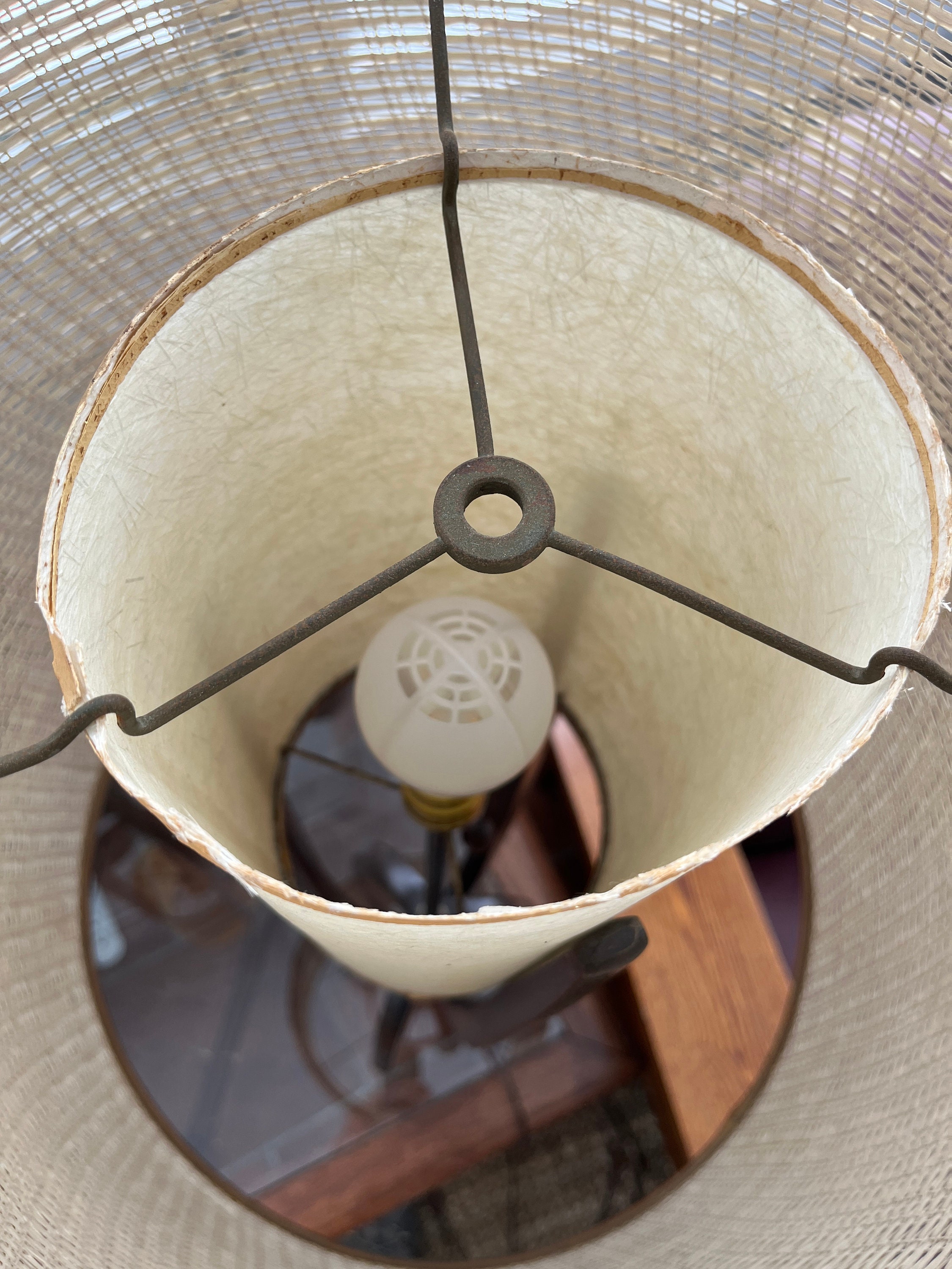 Mid Century Modern Modeline Table Lamp Walnut & Brass - Etsy