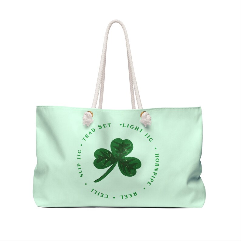 Irish Dances Weekender Bag, Irish Dance Bag, Irish Step Dance Gifts ...