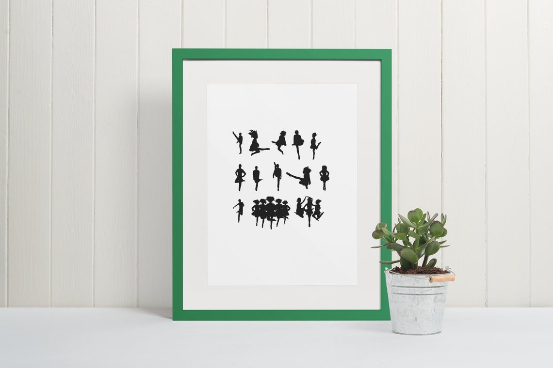 Original Irish Dancers Silhouette SVG 13 Images, Irish Dance Svg, Irish ...