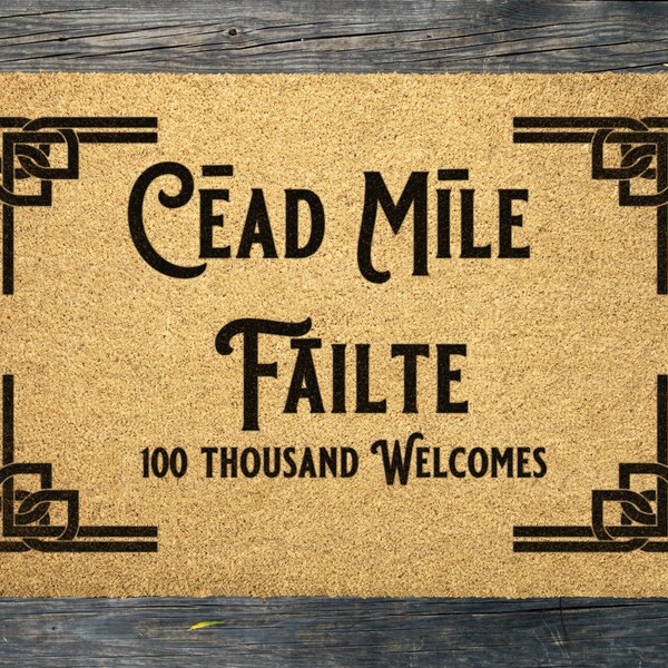 Cead Mile Failte - Etsy