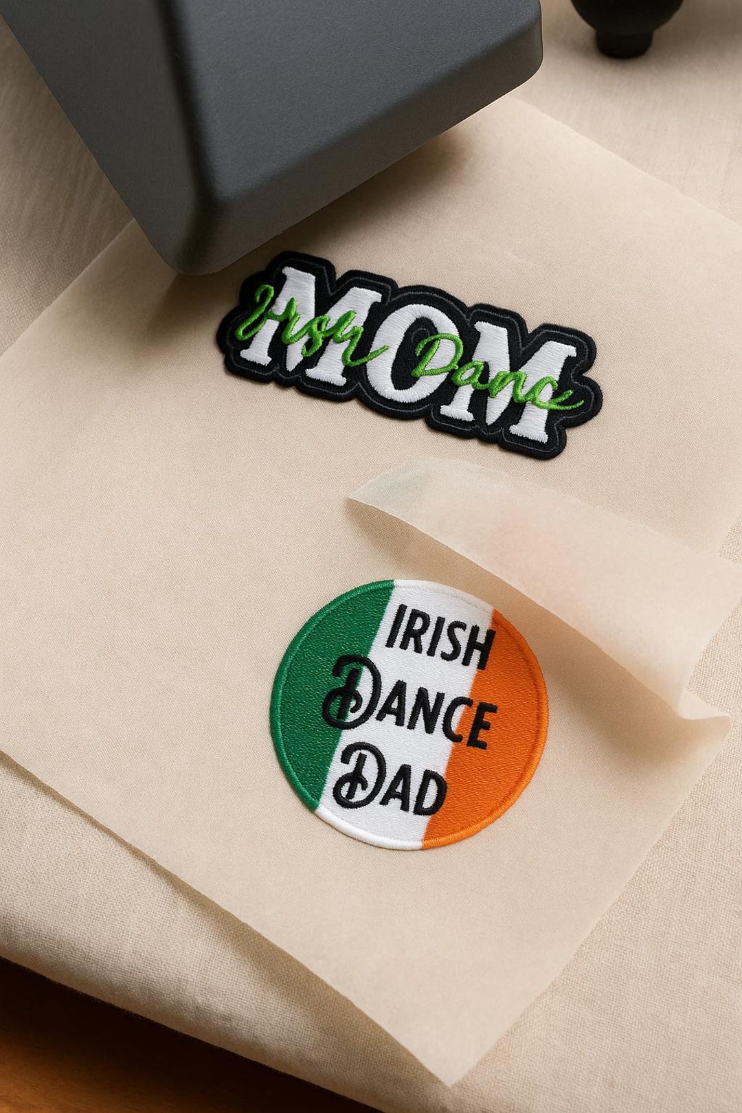 Irish Dance Mom & Dad Patches – Heat Transfer – Feisty Fitzy Original ...