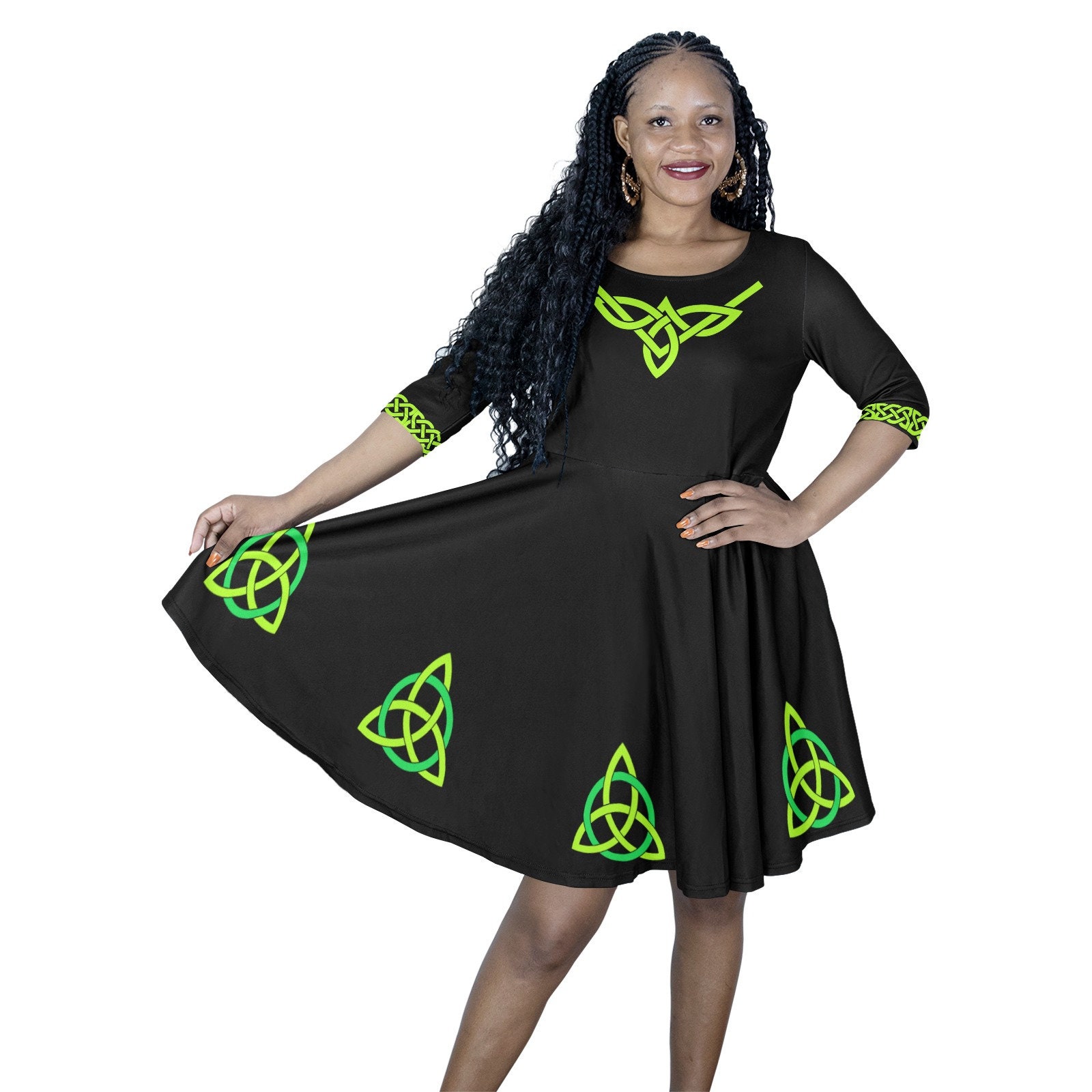 Irish Dress, Celtic Dress, Irish Outfit, Irish Woman, Celtic Clothing ...