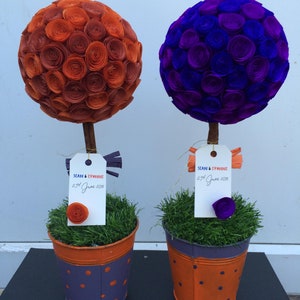 Paper Flower Topiary Tree/table Centrepiece/table Decoration/wedding ...