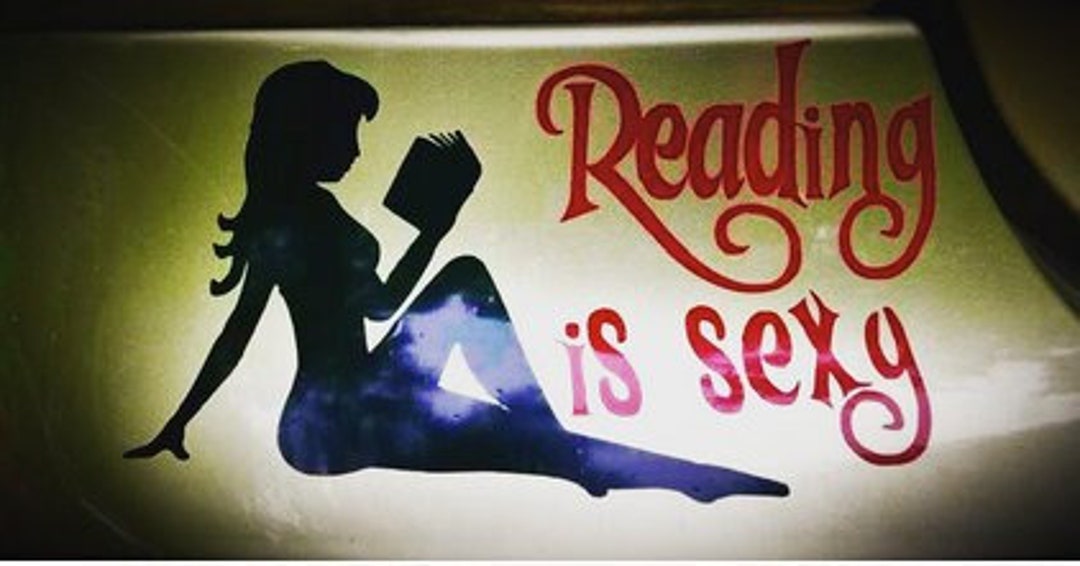 Reading Is Sexy Bumper Sticker Car Decal Etsy