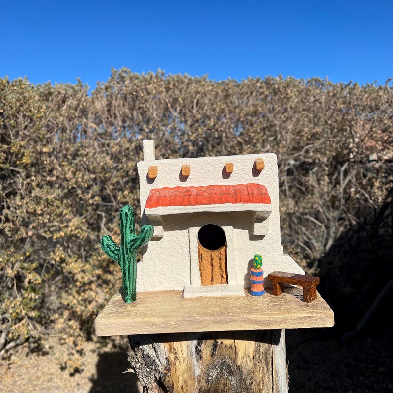 Adobe Birdhouse - Etsy