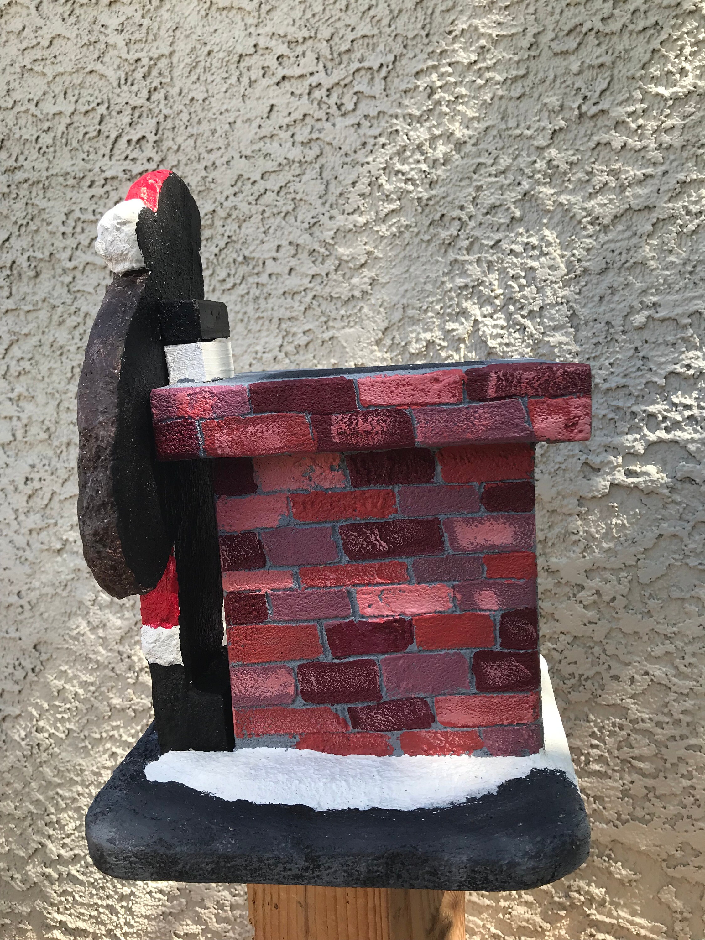 SANTA CHIMNEY BIRDHOUSE - Etsy