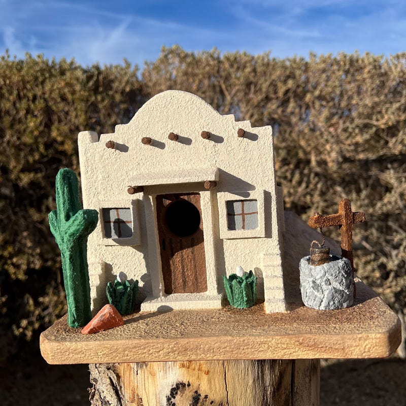 Adobe Birdhouse - Etsy