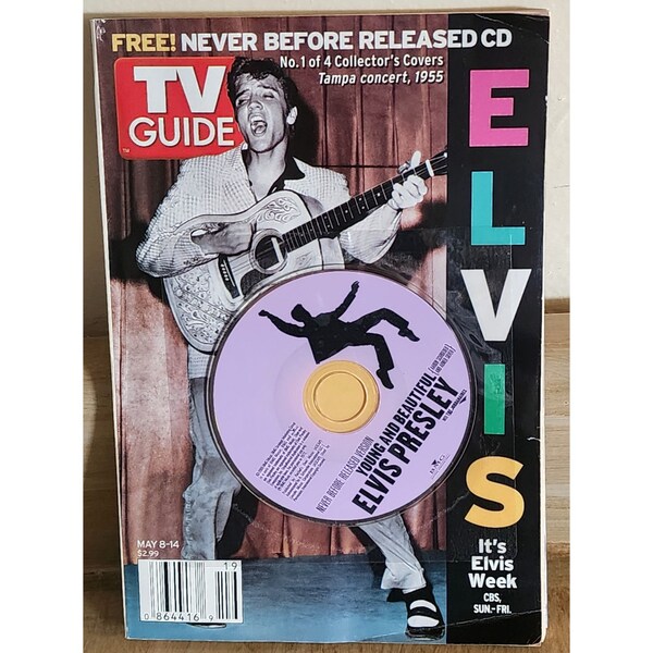 Elvis Tv Guide - Etsy