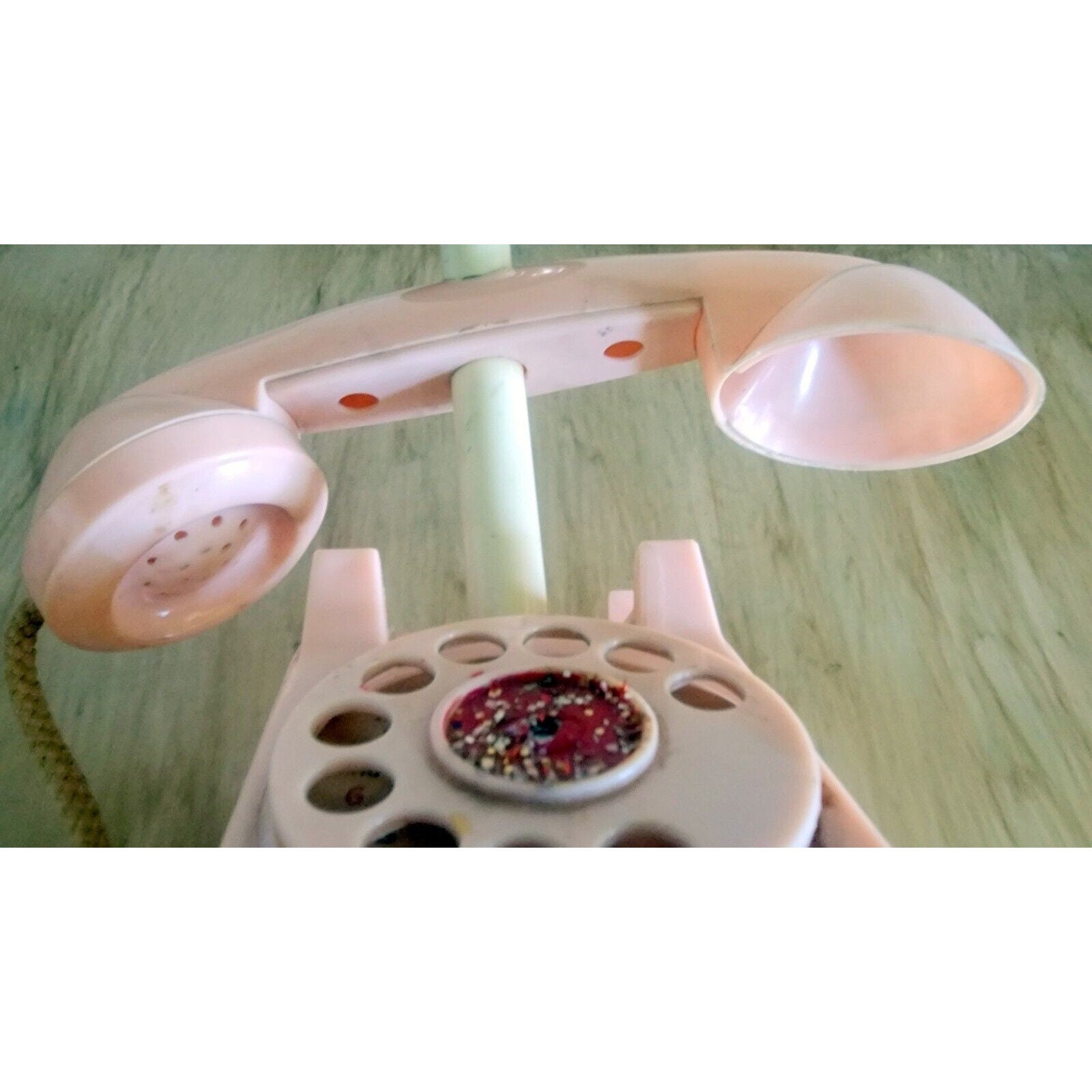 Vintage Plastic Pink Rotary Dial Telephone Table or Desk Lamp - Etsy