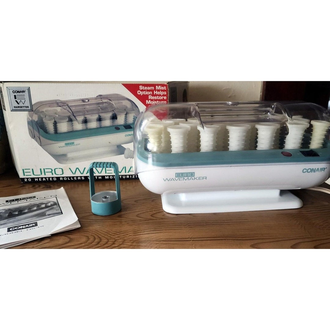Conair Euro Wavemaker Hot Roller Set With Manual & Original Box Works ...