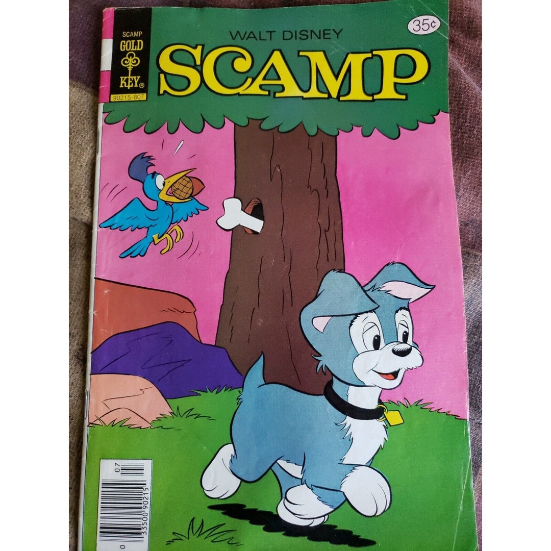Vintage WALT DISNEY SCAMP Whitman Comic Book 42 July 1978 - Etsy