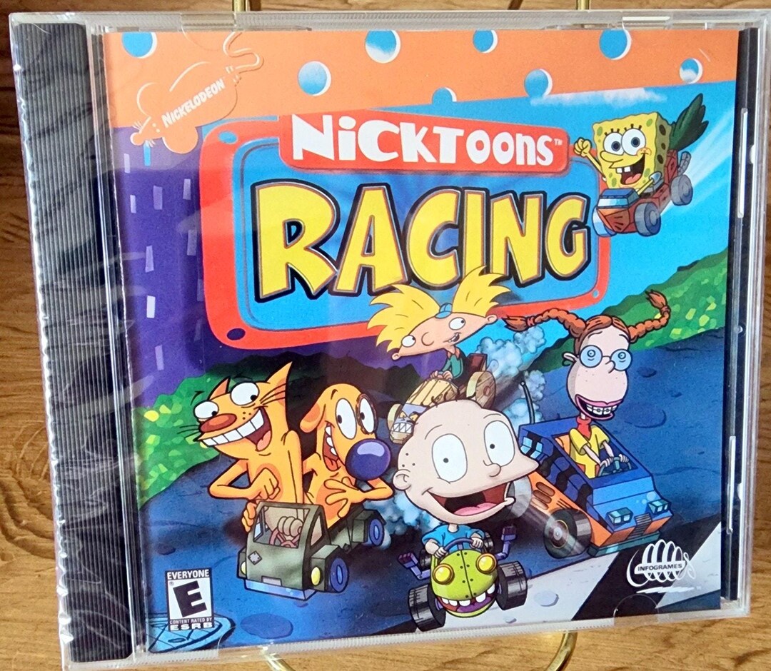 2001 Nickelodeon Nicktoons Racing PC CD Rom Win 95/98/me/xp Brand New ...