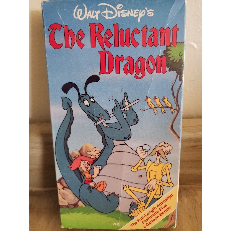 VHS Walt Disney the Reluctant Dragon VHS 1987 - Etsy