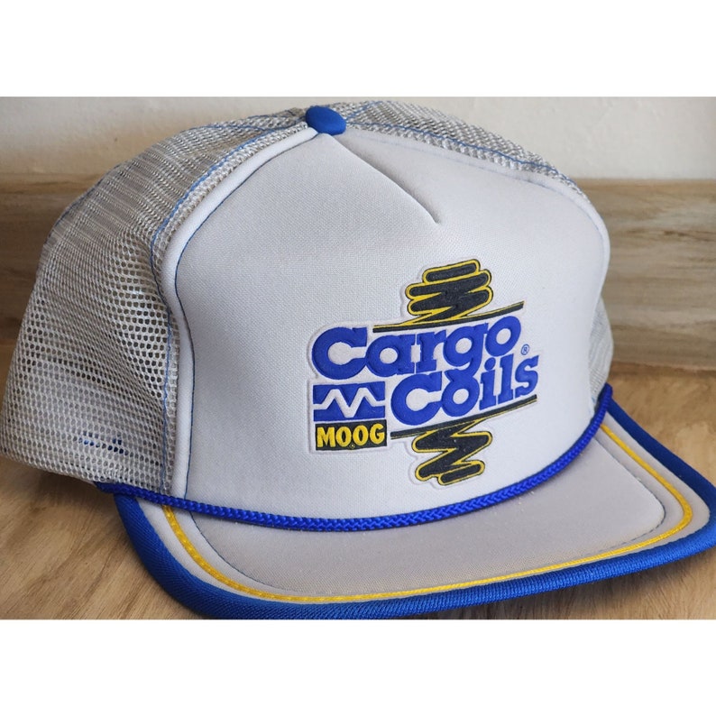 Vintage Mesh Trucker Hat Snapback Baseball Cap Moog Cargo - Etsy