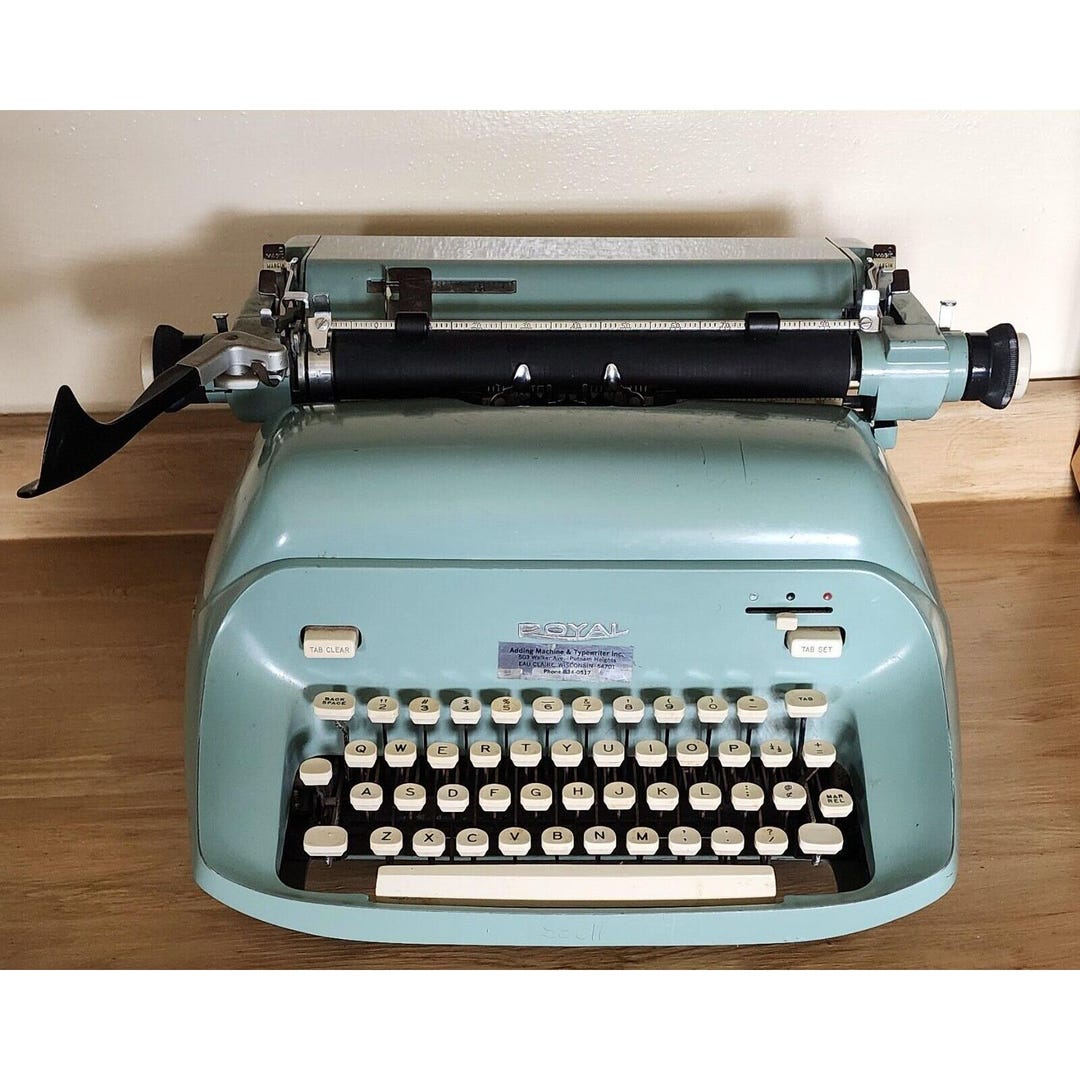 Vintage Royal Empress Elite Full Size Mid Century Atomic Age Typewriter ...