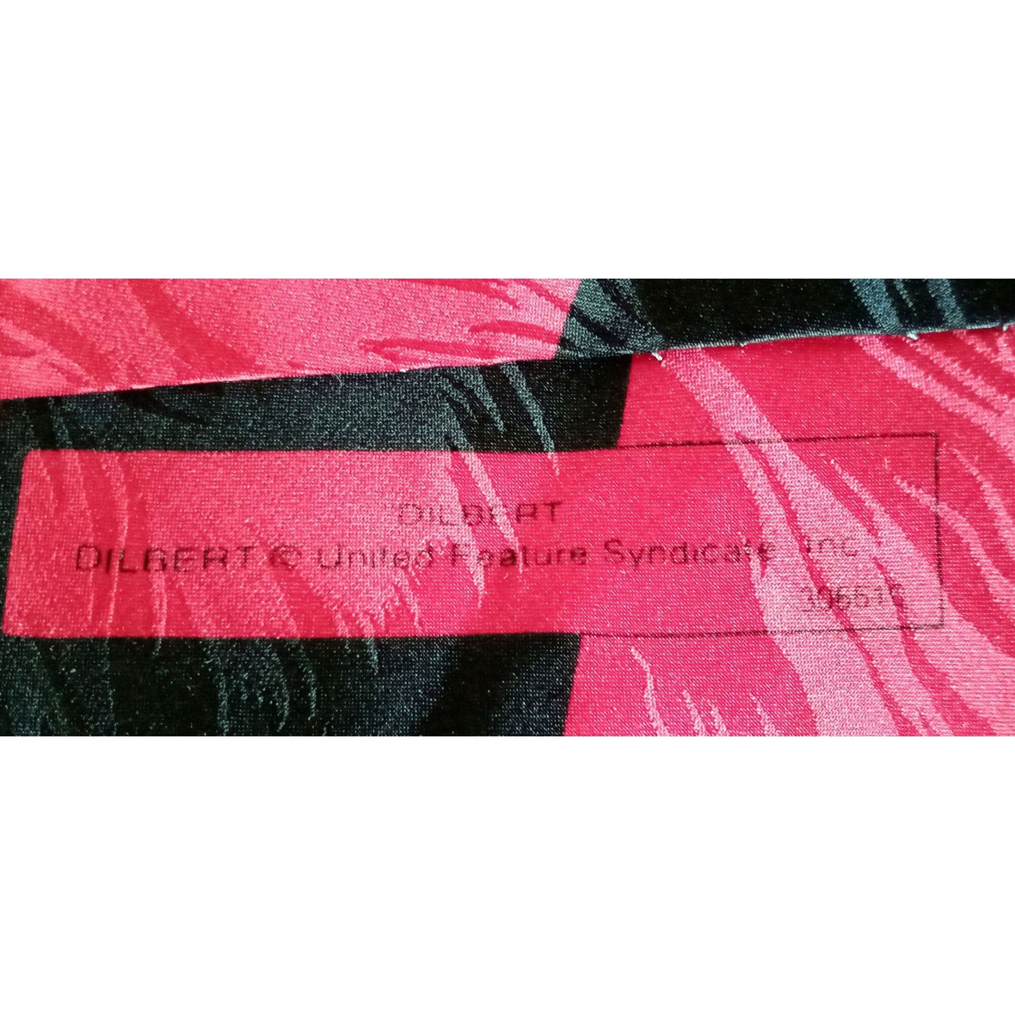 Dilbert & Dogbert Comic Strip Silk Black and Red Striped - Etsy