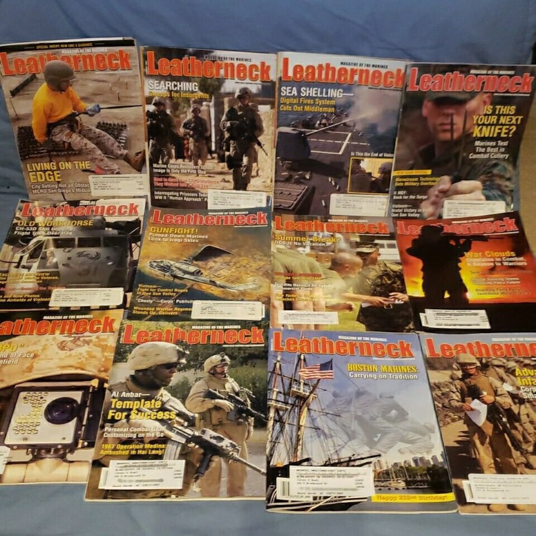 Leatherneck Magazine of the Marines 2007 Vintage Lot of 12 Complete ...