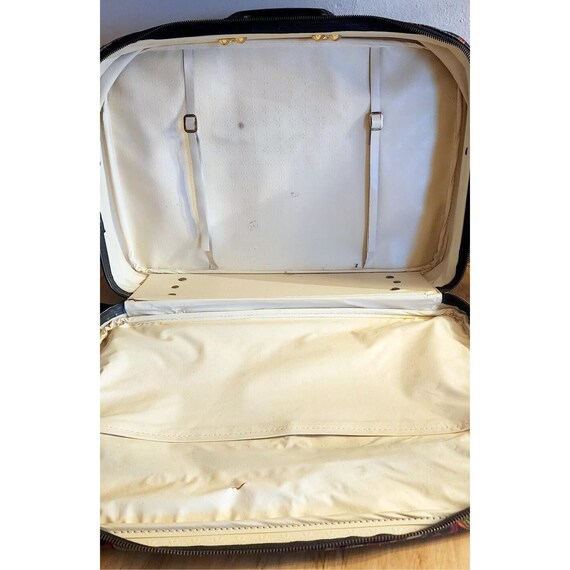 Vintage Bantam Suitcase Retro Luggage Flowers Black C… - Gem