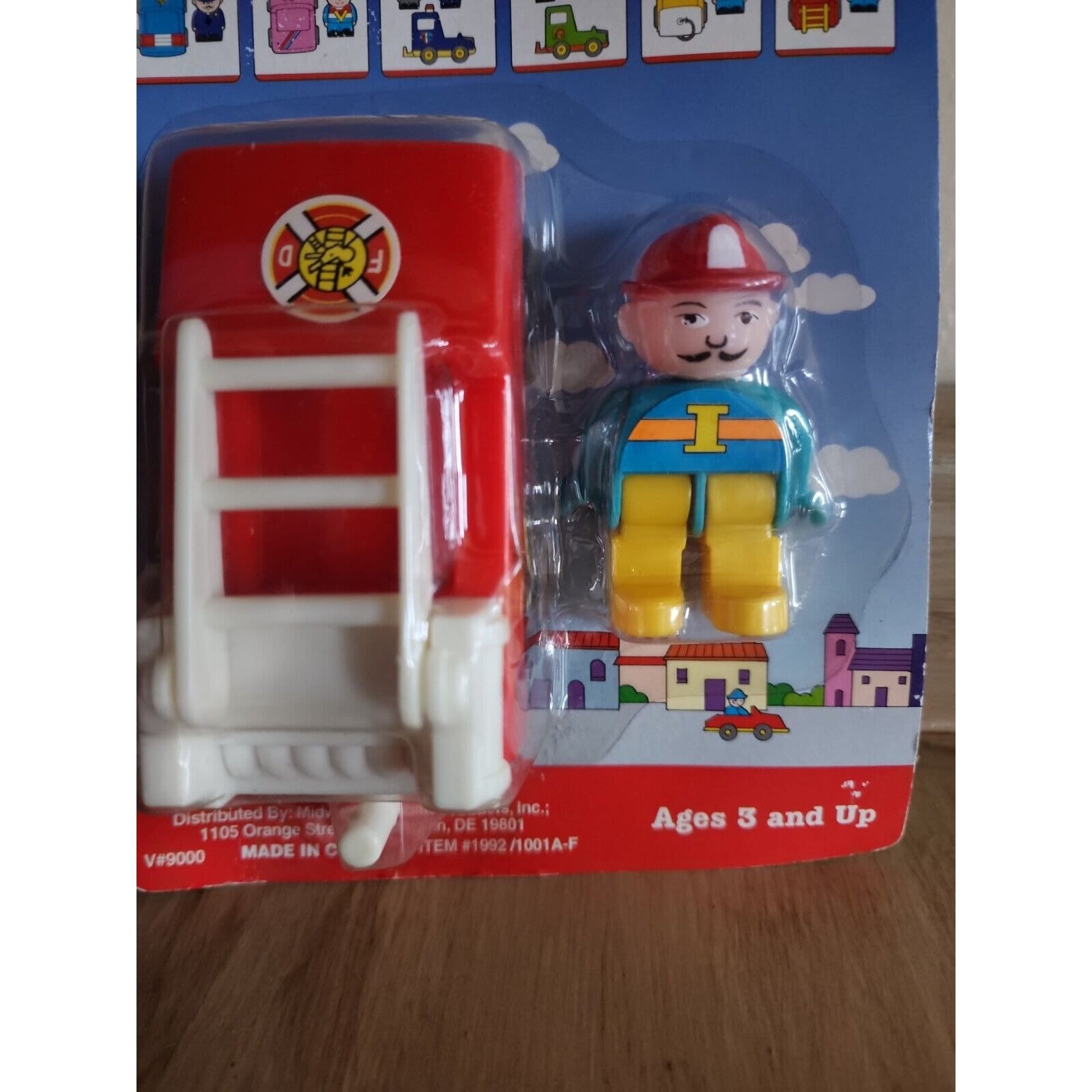 Vintage Fireman & Truck Plastic Toy Set Dime Store Toys See - Etsy