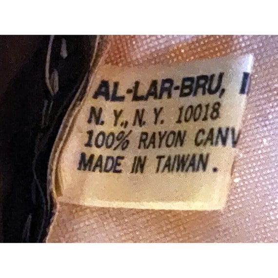 Rare Al-Lar-Bru Canvas Guitar Shape Shoulder Overnigh… - Gem