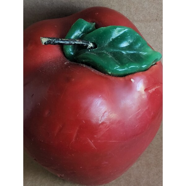 Apple Shaped Candle - Etsy