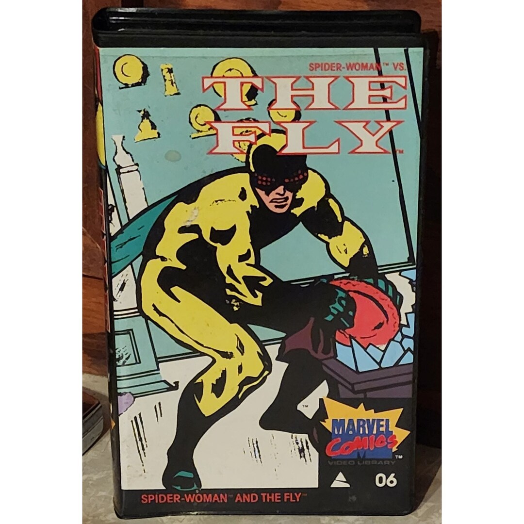 Rare 1985 Marvel Comics 06 Spider Woman Vs. the Fly Beta Betamax Tape ...