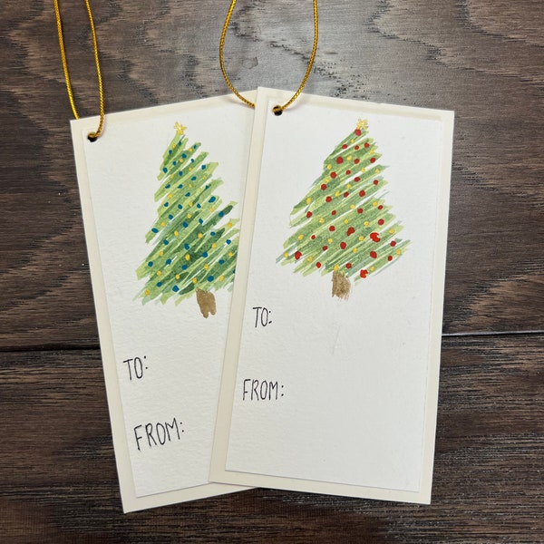 Hand Painted Tags - Etsy