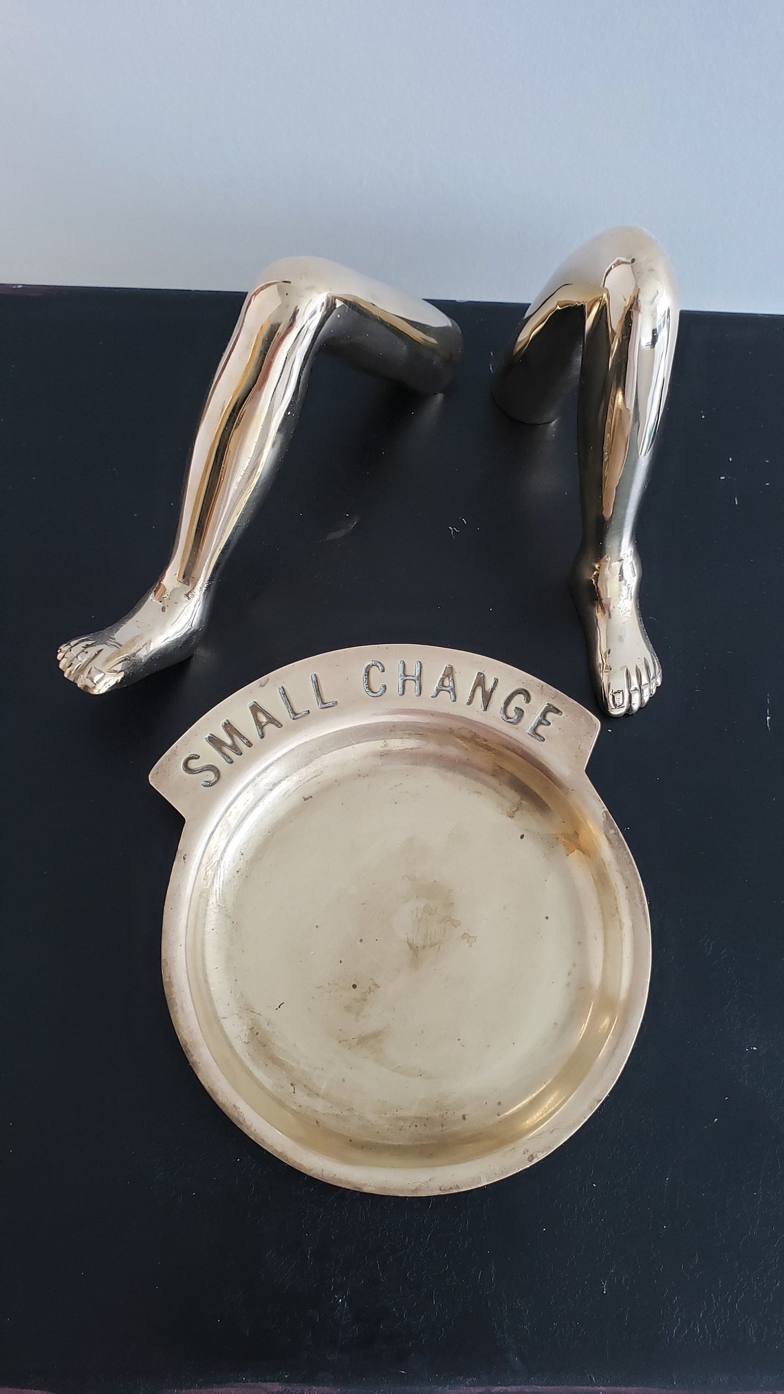 Vintage Brass Small Change Dish 1970's Catch-all Retro Home/ Front ...