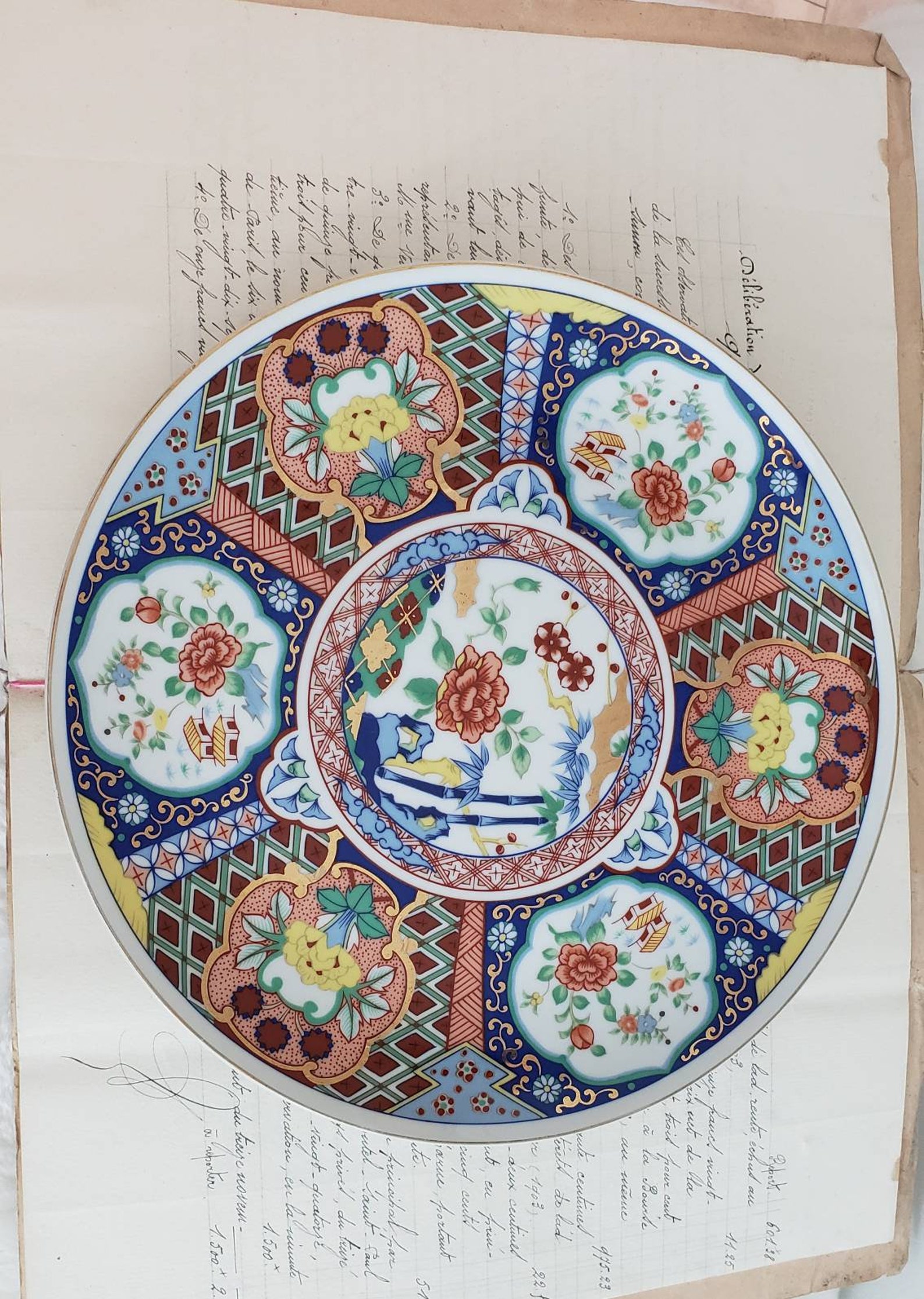 Vintage Miyako Imari Ware Colorful Porcelain Decorative Plate - Etsy Canada