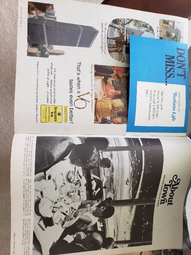 Vintage Toronto Life Magazine 50 Years Plus April 1967 Edition - Etsy ...