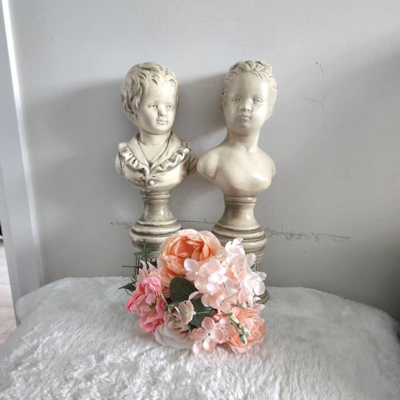 Chalkware Bust - Etsy