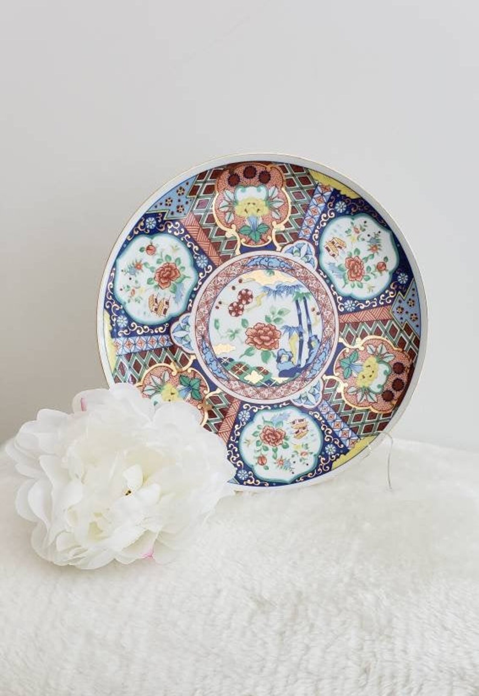 Vintage Miyako Imari Ware Colorful Porcelain Decorative Plate - Etsy Canada