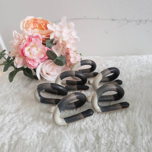 Pottery Napkin Rings - Etsy