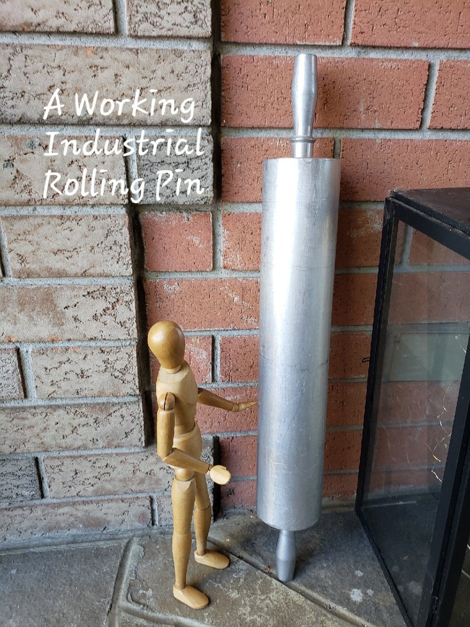 Vintage Industrial Aluminum Steel Rolling Pin Working Order - Etsy Canada