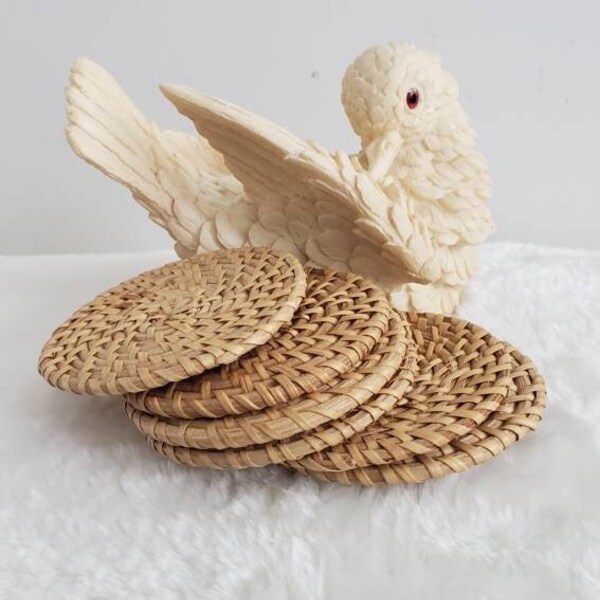 Straw Coasters - Etsy