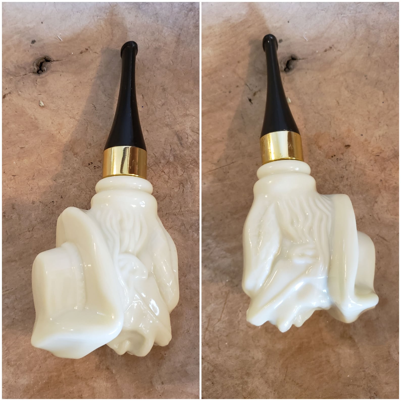 Vintage Avon Wild Mustang Pipe Glass Cologne Bottle & Pony Express ...