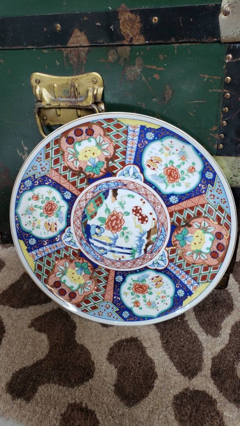 Vintage Miyako Imari Ware Colorful Porcelain Decorative Plate - Etsy Canada