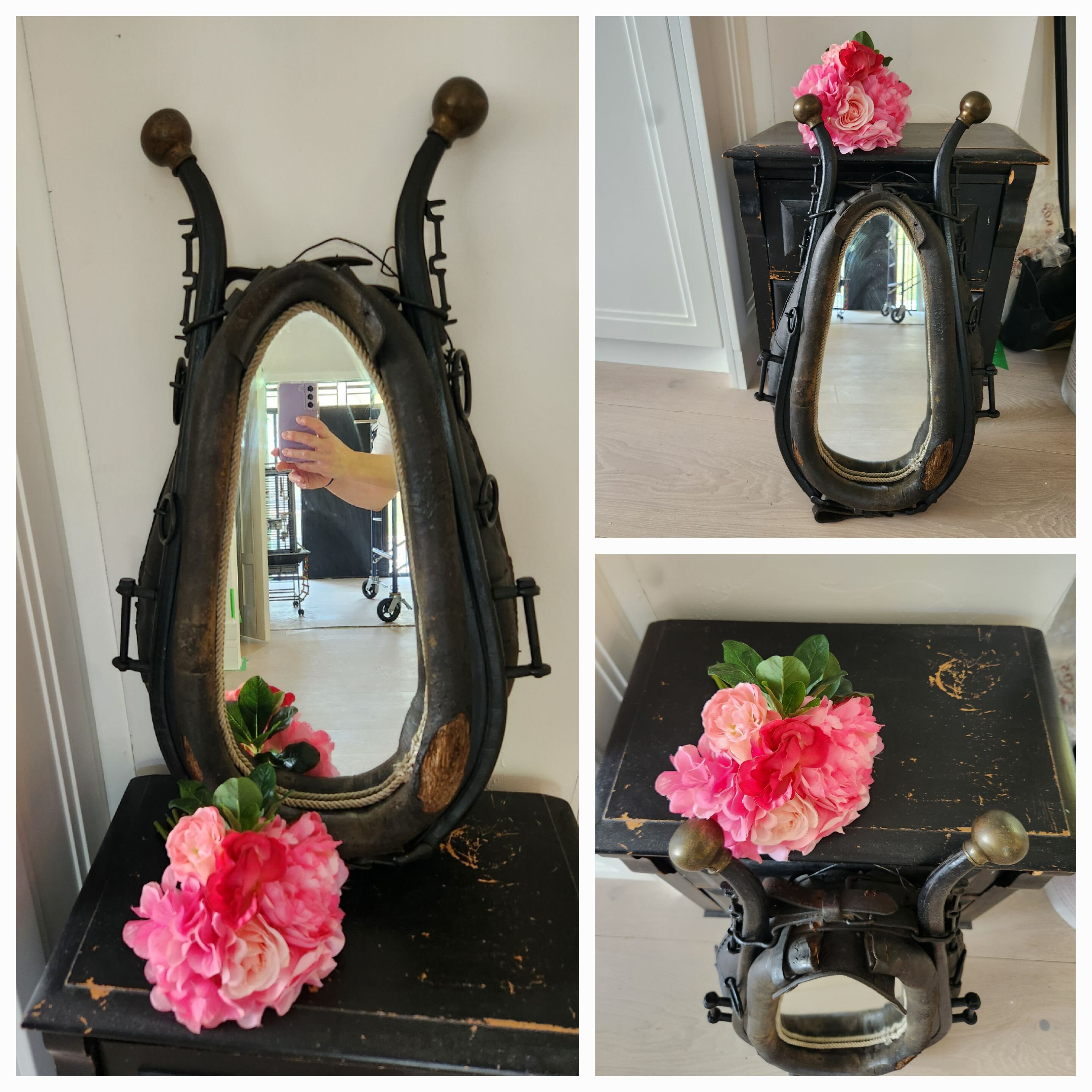 Old Horse Collar Mirror