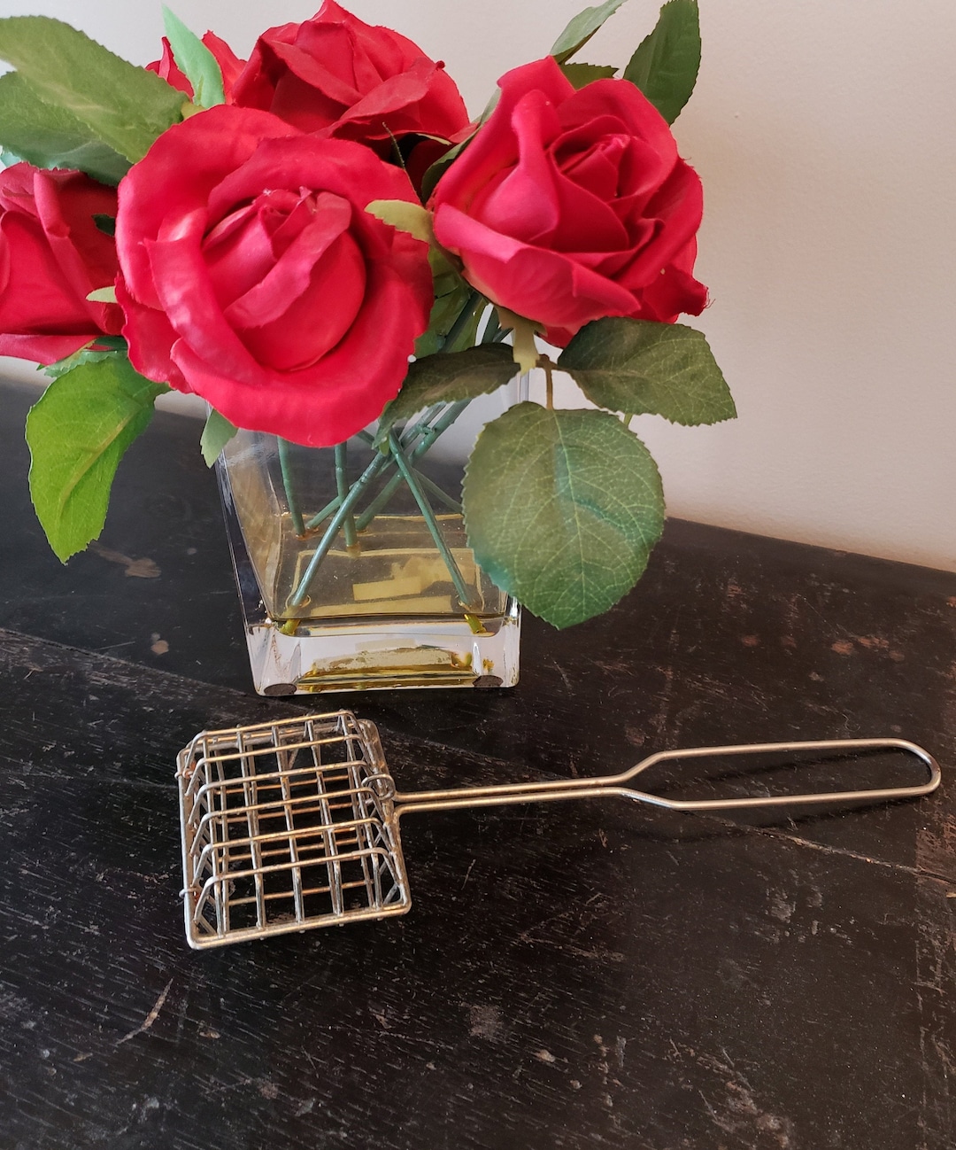 Unique Vintage Soap Saver Metal Wire Mesh Cage/ Soap Shaker/ Kitchen or ...