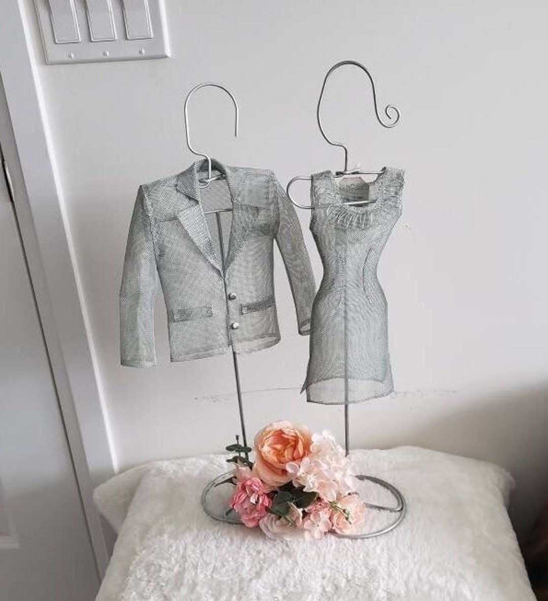 Vintage IKEA TRÅD Mesh Forms/ Dress Form & Men's Suit Blazer Table ...