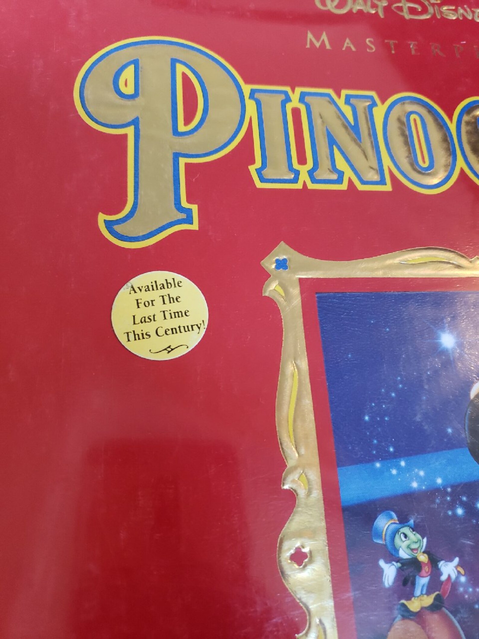 Vintage PINOCCHIO Walt Disney Masterpiece Excl. Deluxe Video - Etsy Canada