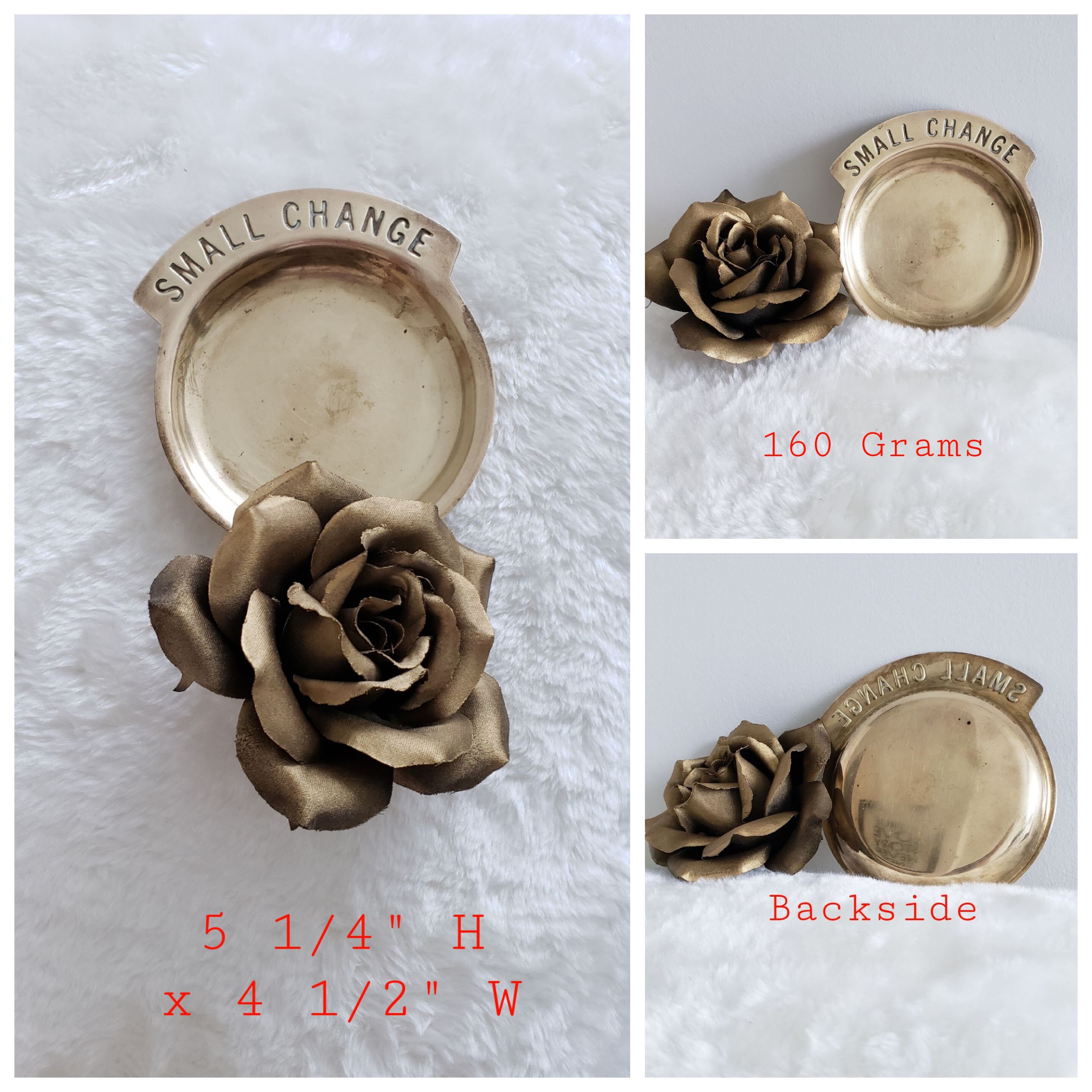 Vintage Brass Small Change Dish 1970's Catch-all Retro Home/ Front ...