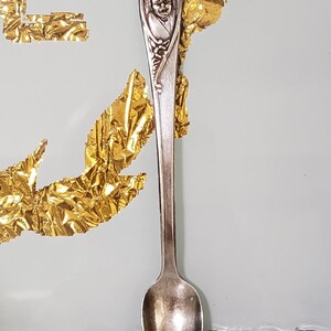 Mid Century Gerber Baby Emblem Spoon Floral Motif Long Handle Marked ...