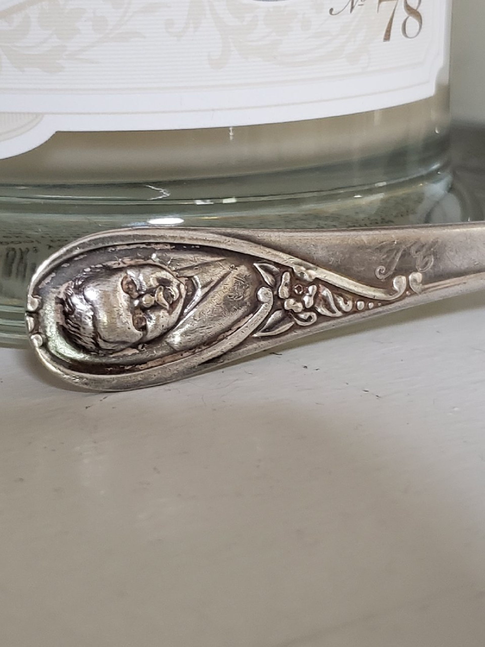 Mid Century Gerber Baby Emblem Spoon Floral Motif Long Handle Marked ...