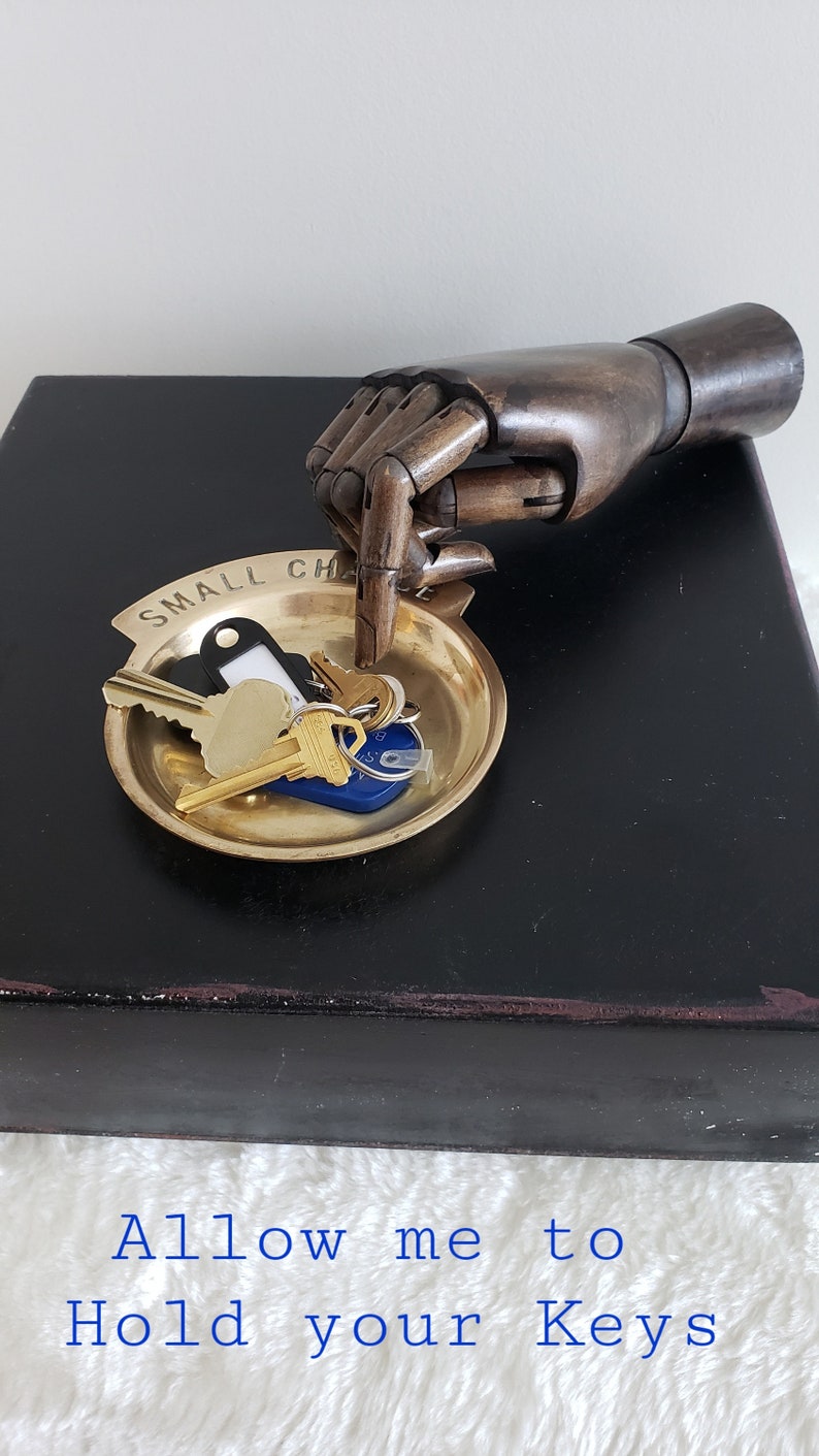 Vintage Brass Small Change Dish 1970's Catch-all Retro Home/ Front ...