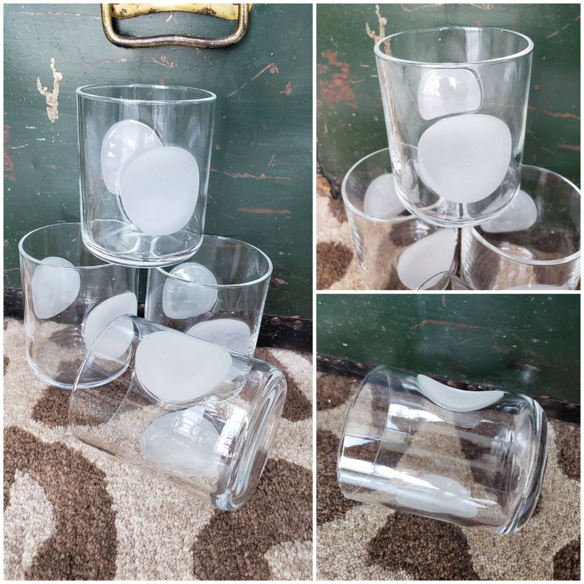 Vintage Bormioli Rocco Giove Italian Art Glass Rocks Glasses - Etsy Canada