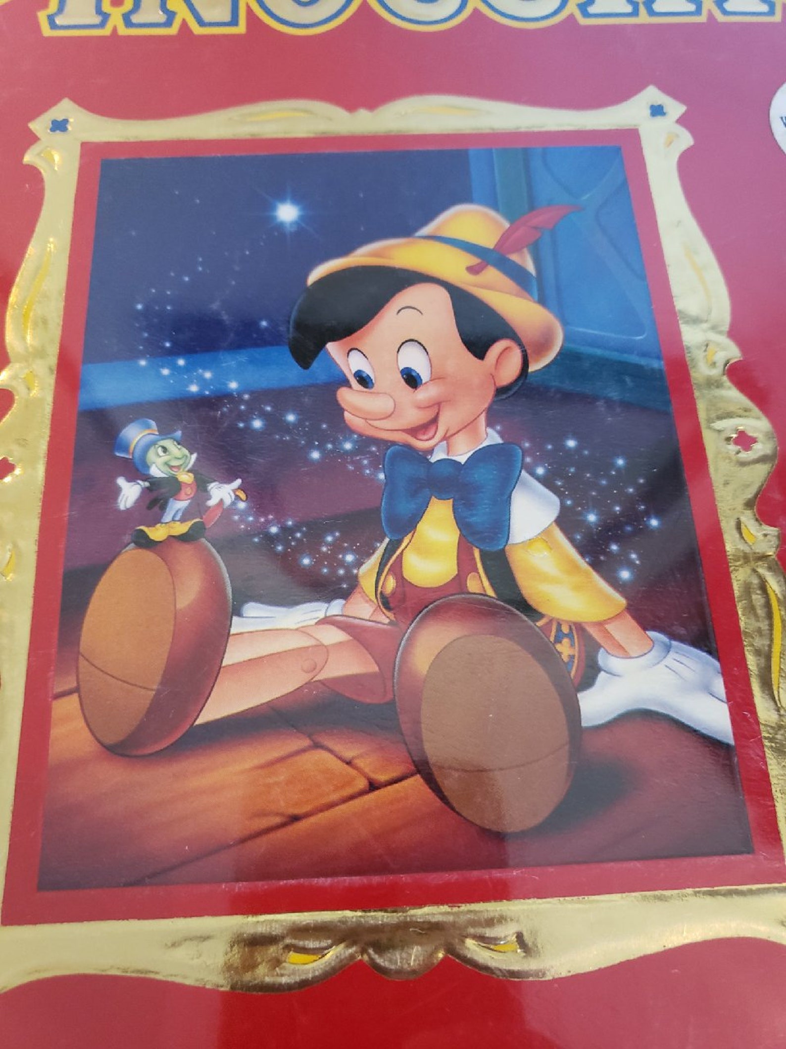 Vintage PINOCCHIO Walt Disney Masterpiece Excl. Deluxe Video - Etsy Canada
