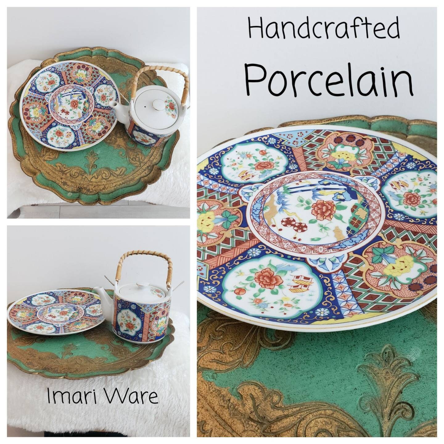 Vintage Miyako Imari Ware Colorful Porcelain Decorative Plate - Etsy Canada