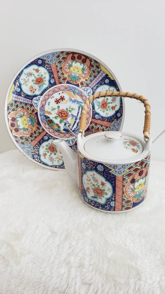 Vintage Miyako Imari Ware Colorful Porcelain Decorative Plate - Etsy Canada